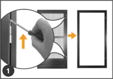 Swing insect net doors - suitable for all door types