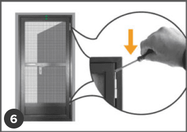 Swing insect net doors - suitable for all door types
