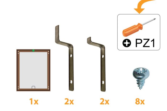 Insect net in frame - long-lasting solution for PVC windows